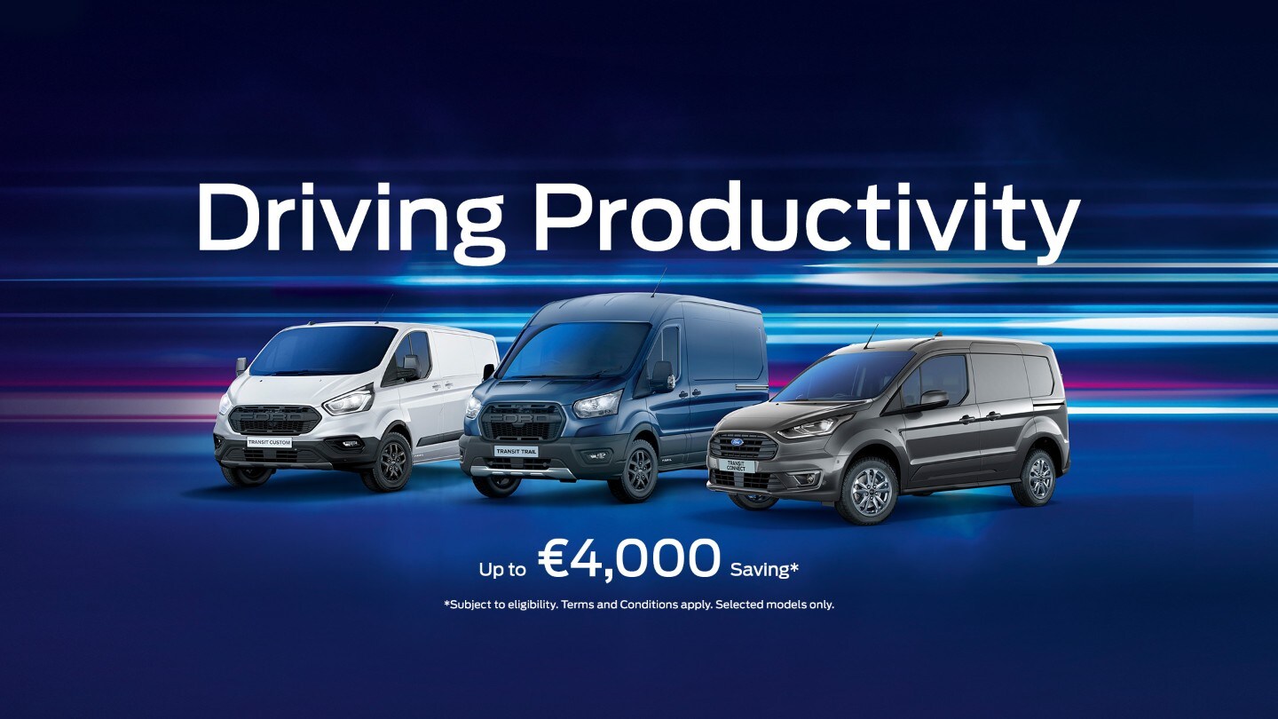 Ford Vans & Pick-ups - A Commercial Vehicle For Any Job | Ford IE
